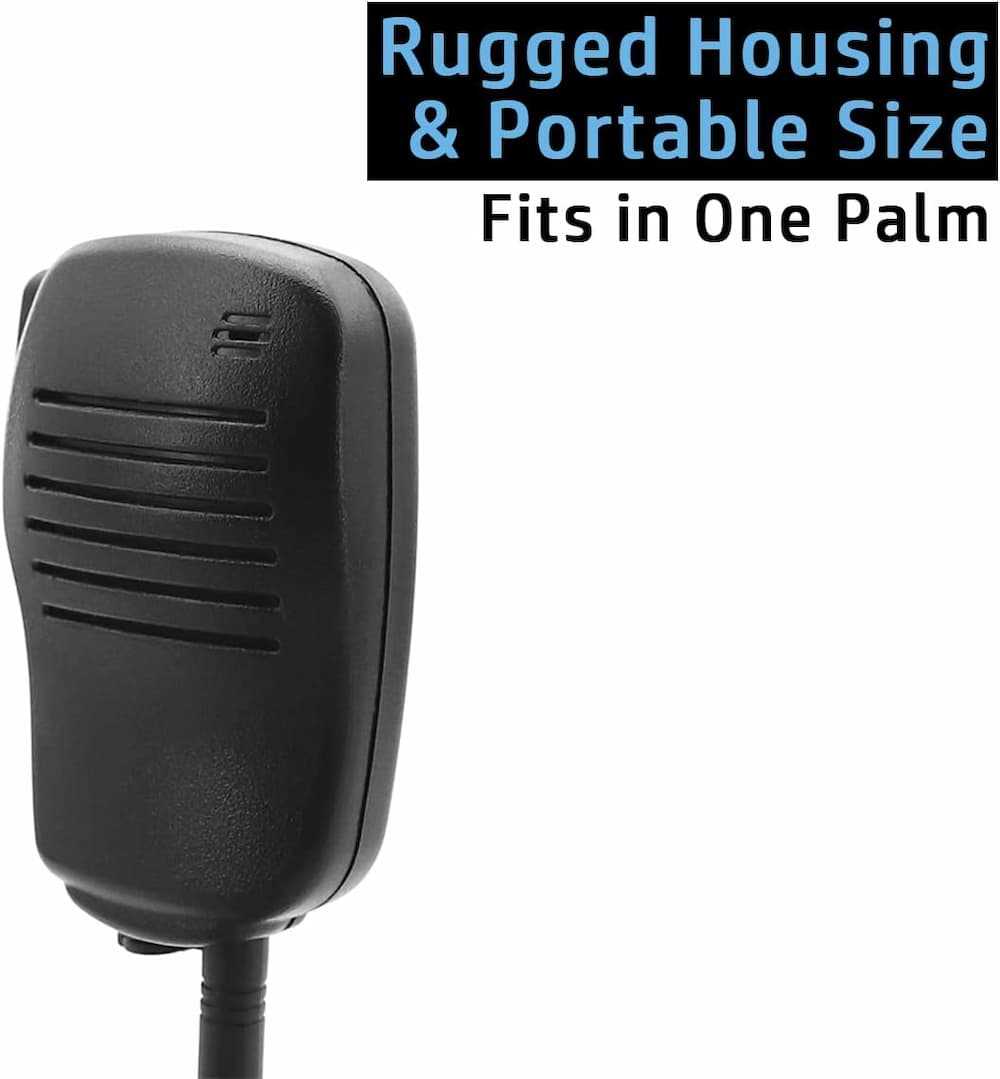 Newshan Hand Microphone for Cobra microTalk Radio Walkie Talkie ...