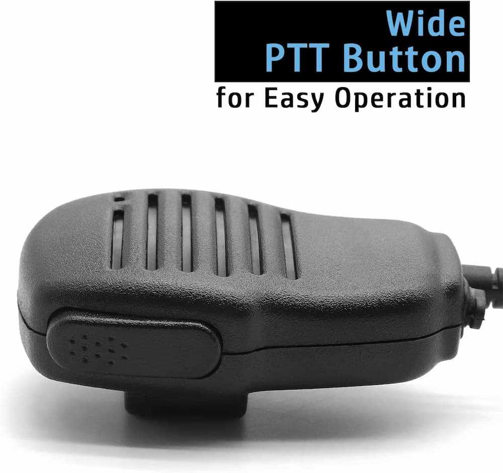 Newshan Hand Microphone for Cobra microTalk Radio Walkie Talkie ...